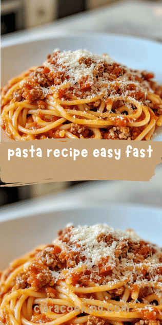 pasta recipe easy fast