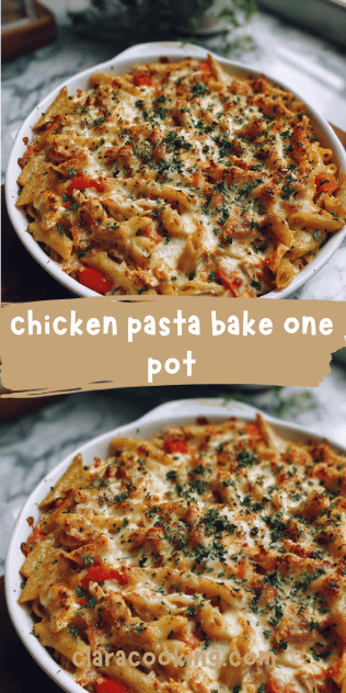 Easy and Delicious Chicken Pasta Bake One Pot Meal for Busy Weeknights