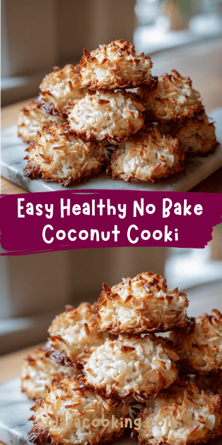 Easy Healthy No Bake Coconut Cookies Recipe You’ll Love