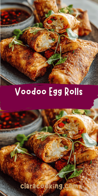 Spice Up Your Snack Time with Irresistible Voodoo Egg Rolls